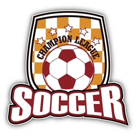 DOPASTICKER Soccer Champion League Sport Emblem Car Sticker Phone Decal ...