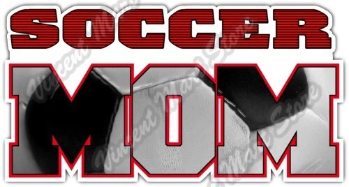 DOPASTICKER Soccer Mom Football Sport Athletics Mother Car Sticker ...