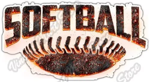 DOPASTICKER Softball Molten Baseball Fast Pitch Sport Car Sticker Decal ...