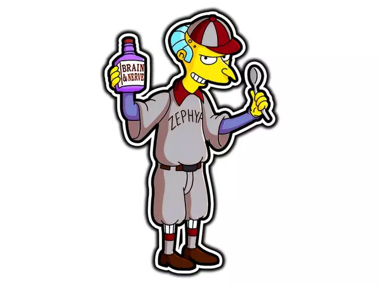 DOPASTICKER Softball Mr. Burns Decorative Laptop, Phone Stickers ...