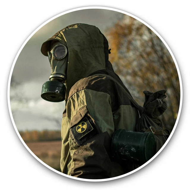 DOPASTICKER Soldier Nuclear War Chernobyl Cool Gift Decorative Laptop ...
