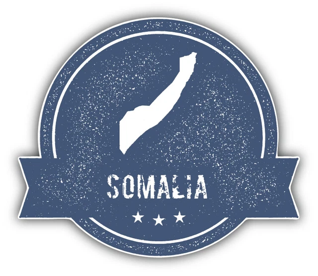 DOPASTICKER Somalia Grunge Travel Sticker Decal Phone Decal Water ...