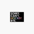 DOPASTICKER Sorry Can Not. Hockey. Bye. (Rainbow) Sticker, Phone ...