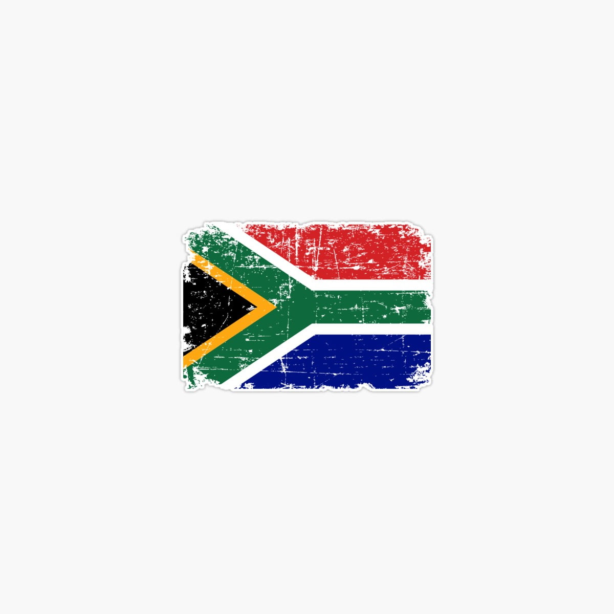 DOPASTICKER South Africa Flag Sticker, Phone Sticker Water Bottle ...
