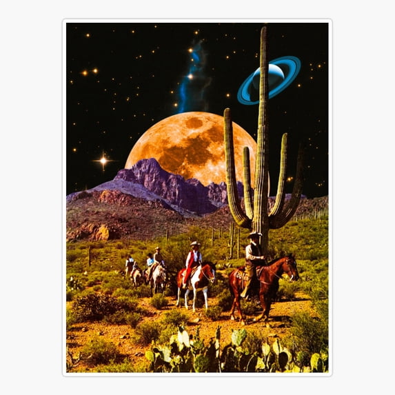 DOPASTICKER Space Cowboys Sticker, Phone Sticker Water Bottle Sticker ...