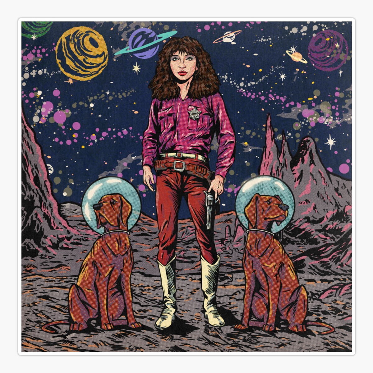 DOPASTICKER Space Kate Sticker, Phone Sticker Car Stickers, Birthday ...