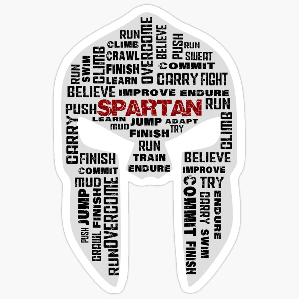 DOPASTICKER Spartan Race Gift You, Phone Sticker, Latop Sticker, Lover ...