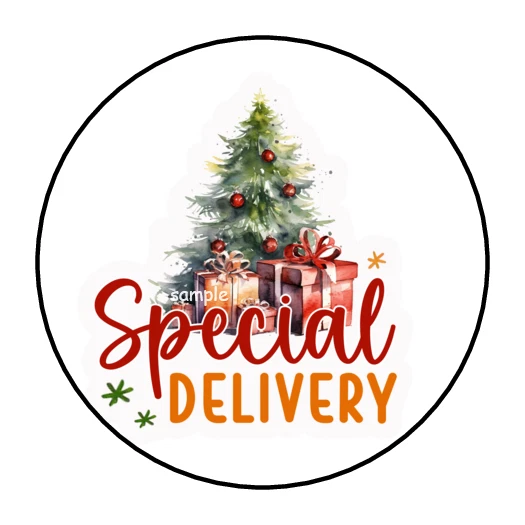 DOPASTICKER Special Delivery Stickers Tree Phone Decal Water Bottle ...