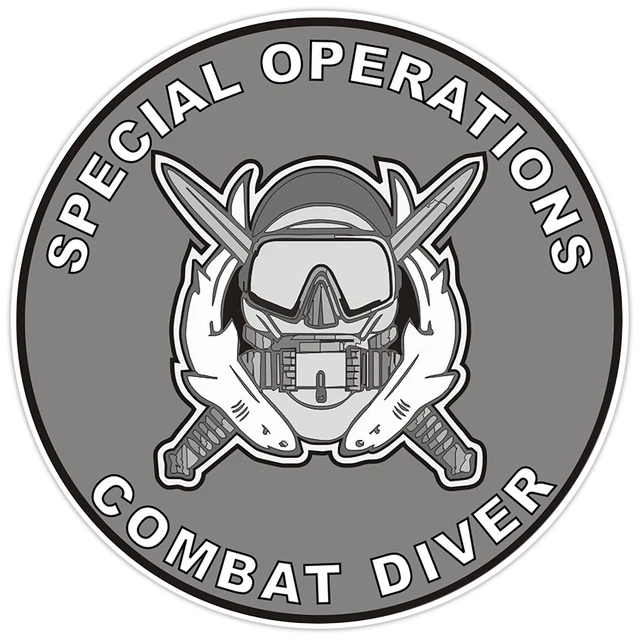 DOPASTICKER Special Forces Combat Diver Sticker Military Soldier Phone ...