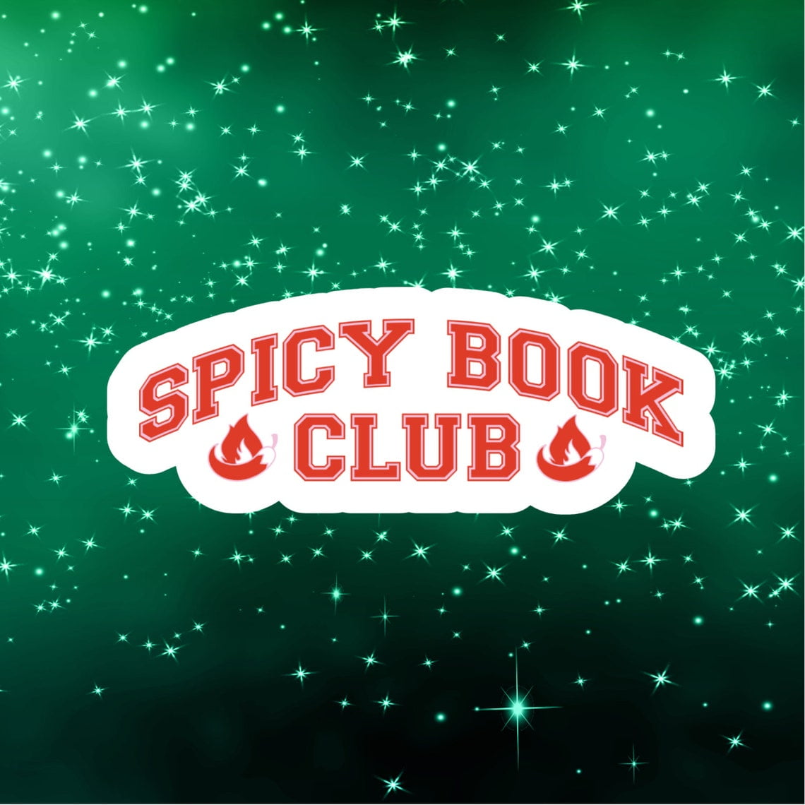 DOPASTICKER Spicy Book Club, Book Inspired Waterproof Sticker, Gift ...