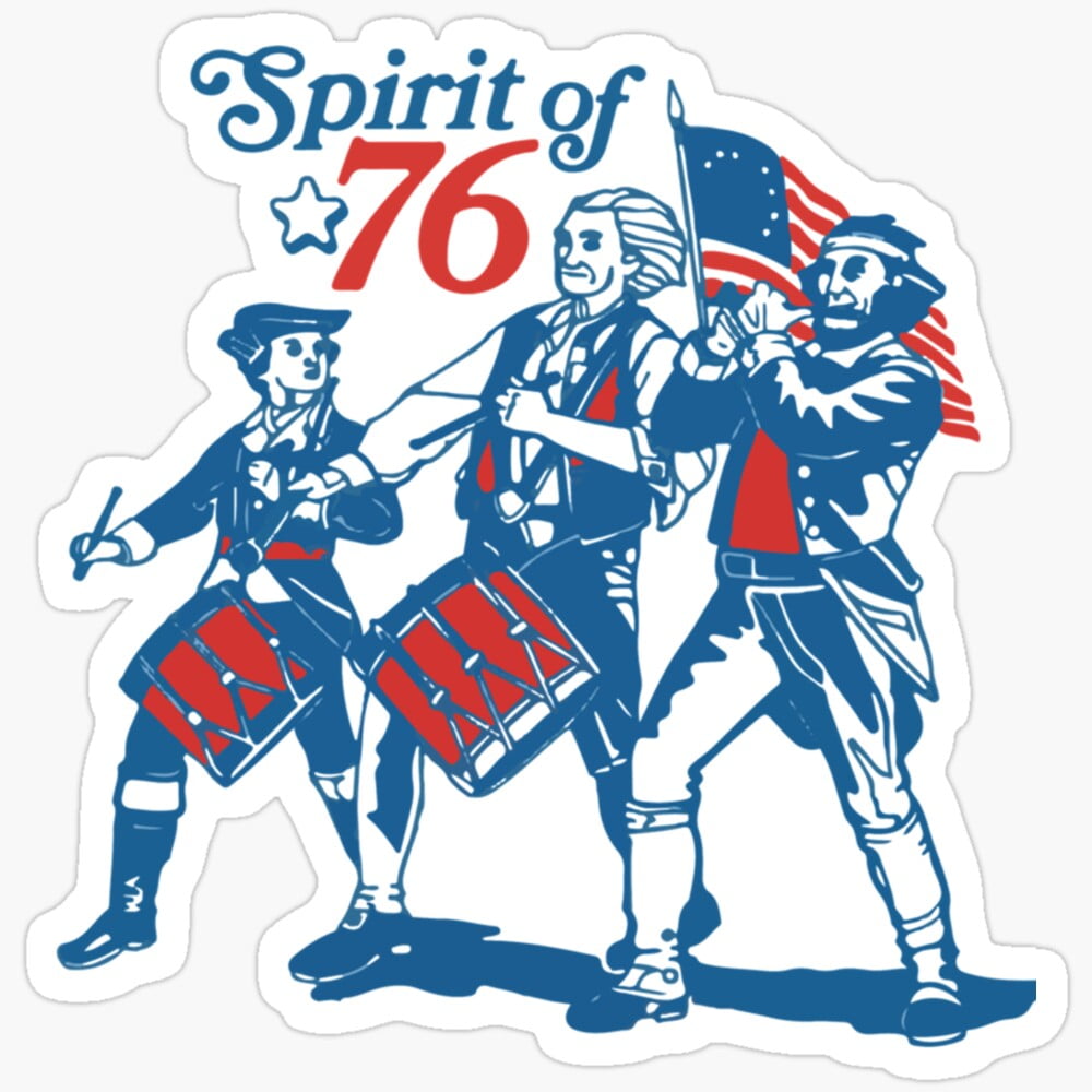 DOPASTICKER Spirit Of 76 Sticker Fourth Of July Sticker, Memorial Day ...