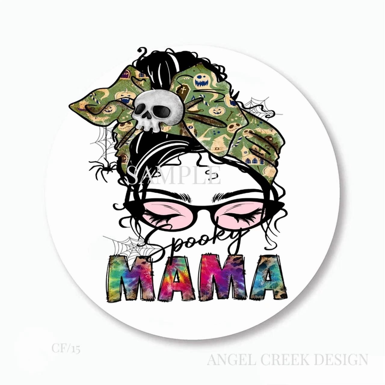 DOPASTICKER Spooky Mama Hal.Low.Een Stickers Scrapbook Stickers Hal.Low ...