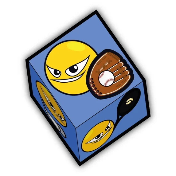 DOPASTICKER Sport Smile Cube Car Bumper Sticker Decal Gift You ...