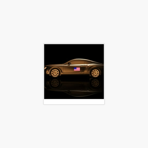 DOPASTICKER Sports Car Racing Sticker, Phone Sticker Water Bottle ...