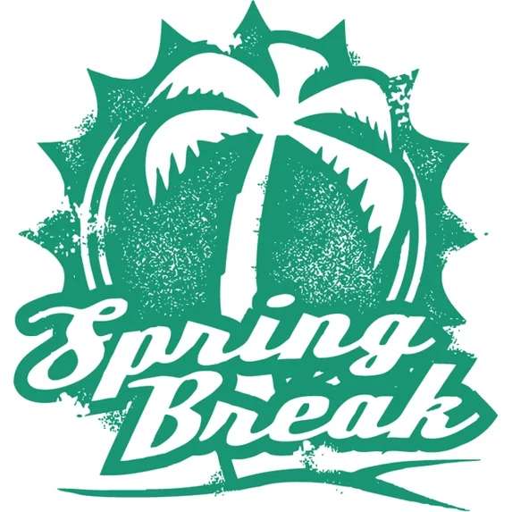 DOPASTICKER Spring Break Palm Holiday Sticker Decal Phone Decal Water ...