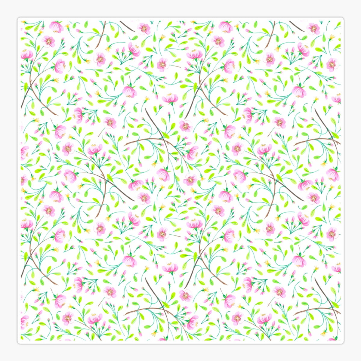 DOPASTICKER Spring Fling Sticker, Phone Sticker Water Bottle Sticker Car Sticker - Walmart.com