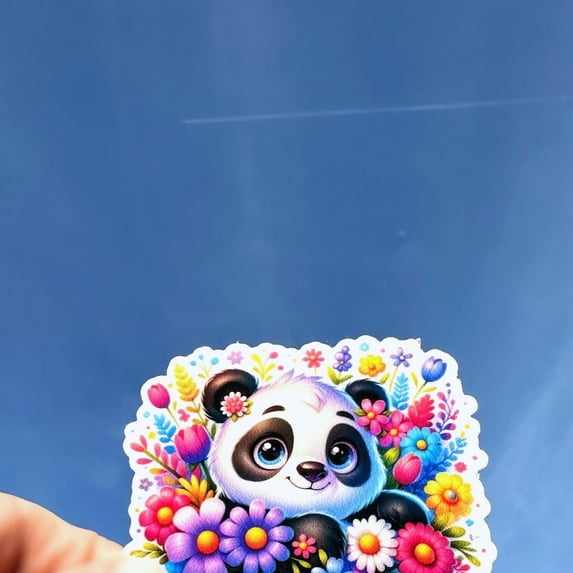 DOPASTICKER Spring Sticker, Panda Sticker, Spring Panda Sticker, Gift ...