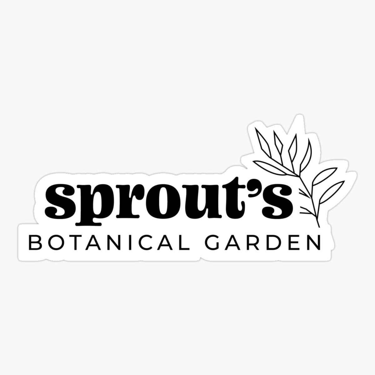 DOPASTICKER Sprout'S Botanical Garden Sticker, Phone Sticker Car ...