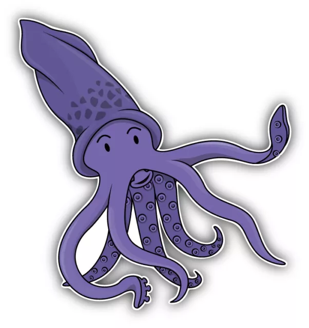 DOPASTICKER Squid Sticker Decal Phone Decal Water Bottle Stickers, Cars ...