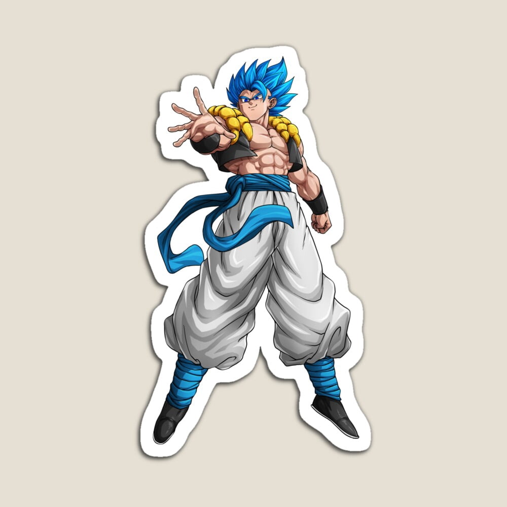 DOPASTICKER Ssb Gogeta Decorative Laptop, Phone Stickers, Waterproof ...
