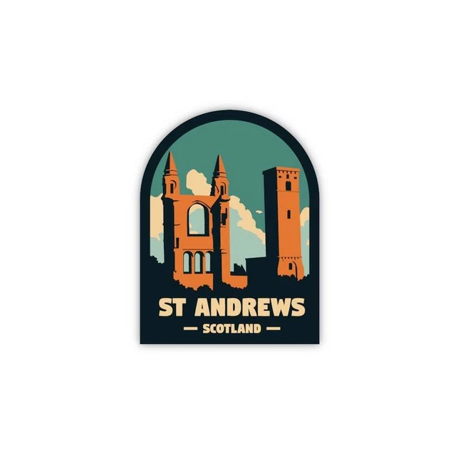 DOPASTICKER St. Andrew'S Scotland Sticker, City & Travel Stickers And D ...