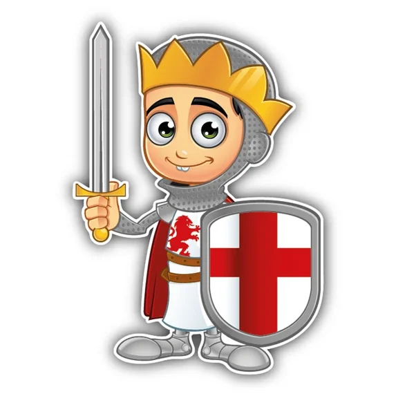 DOPASTICKER St. George Boy King Sticker Decal Phone Decal Water Bottle ...