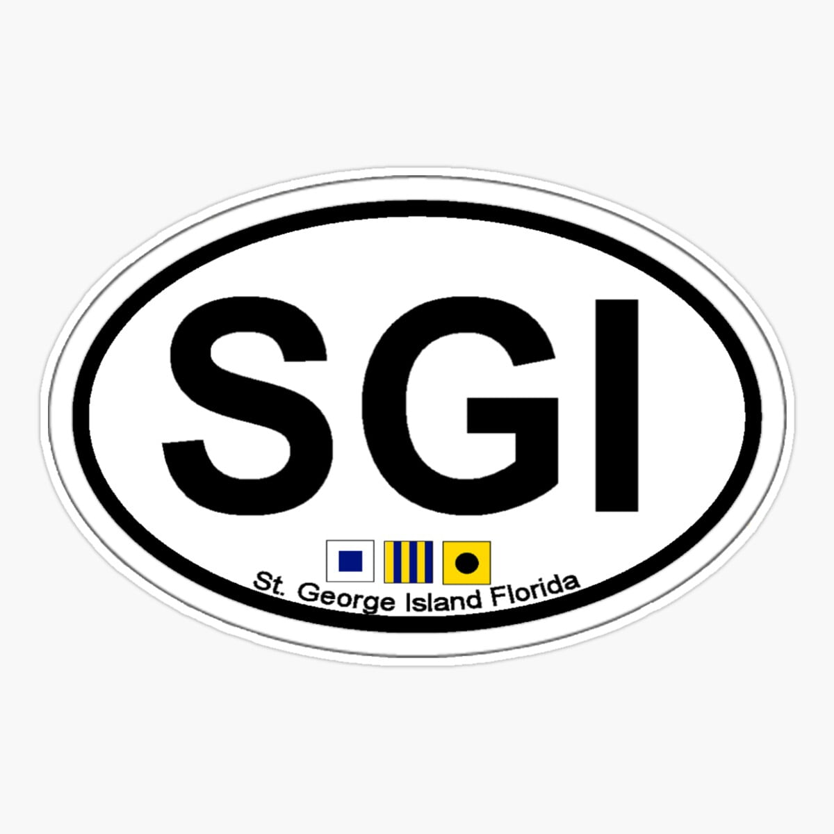 DOPASTICKER St. George Island, Florida. Sticker, Phone Sticker Car ...