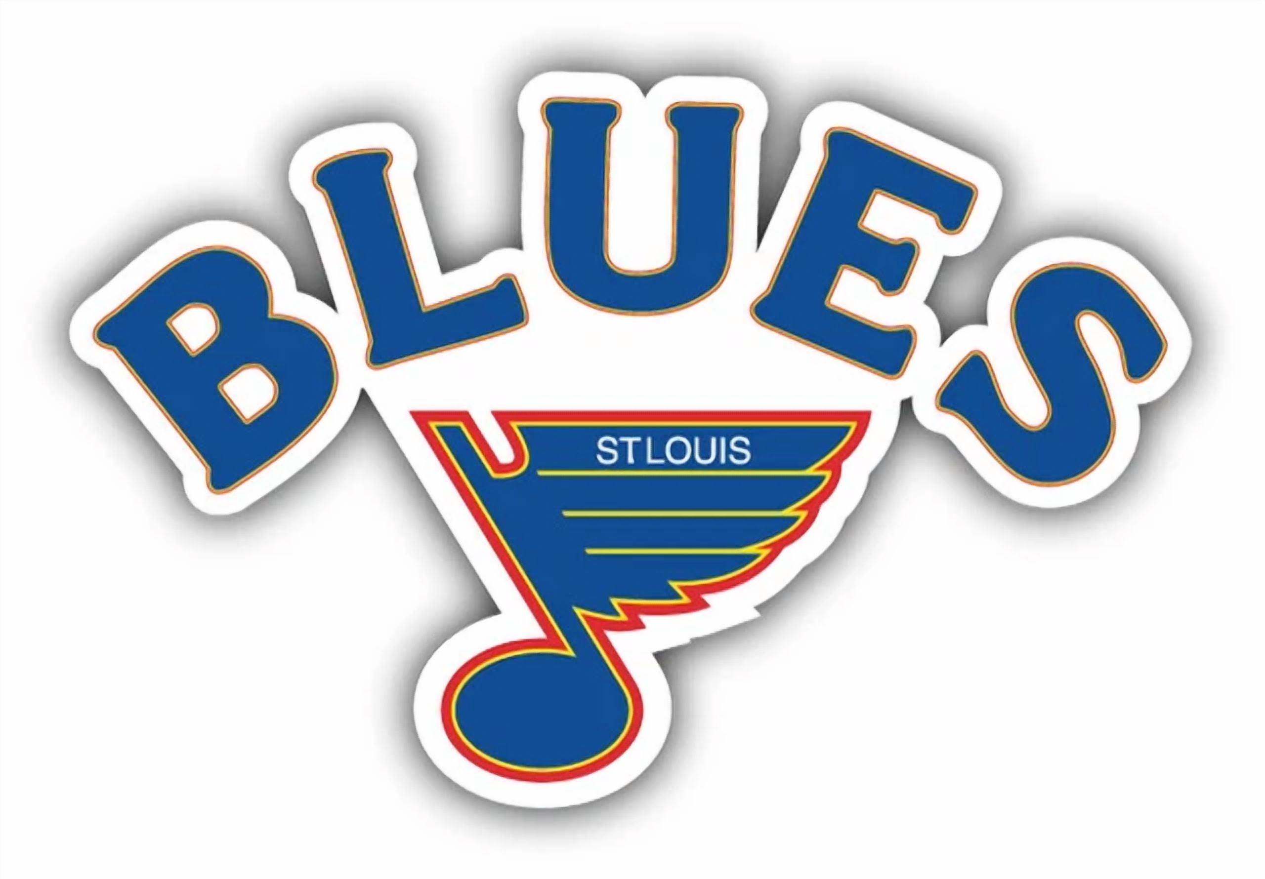 DOPASTICKER St. Louis Blues Hockey Sport Logo Car Sticker Phone Water ...