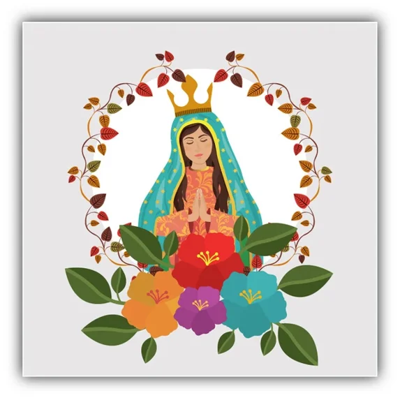 DOPASTICKER St. Mary The Virgin Religion Car Sticker Phone Water Bottle ...