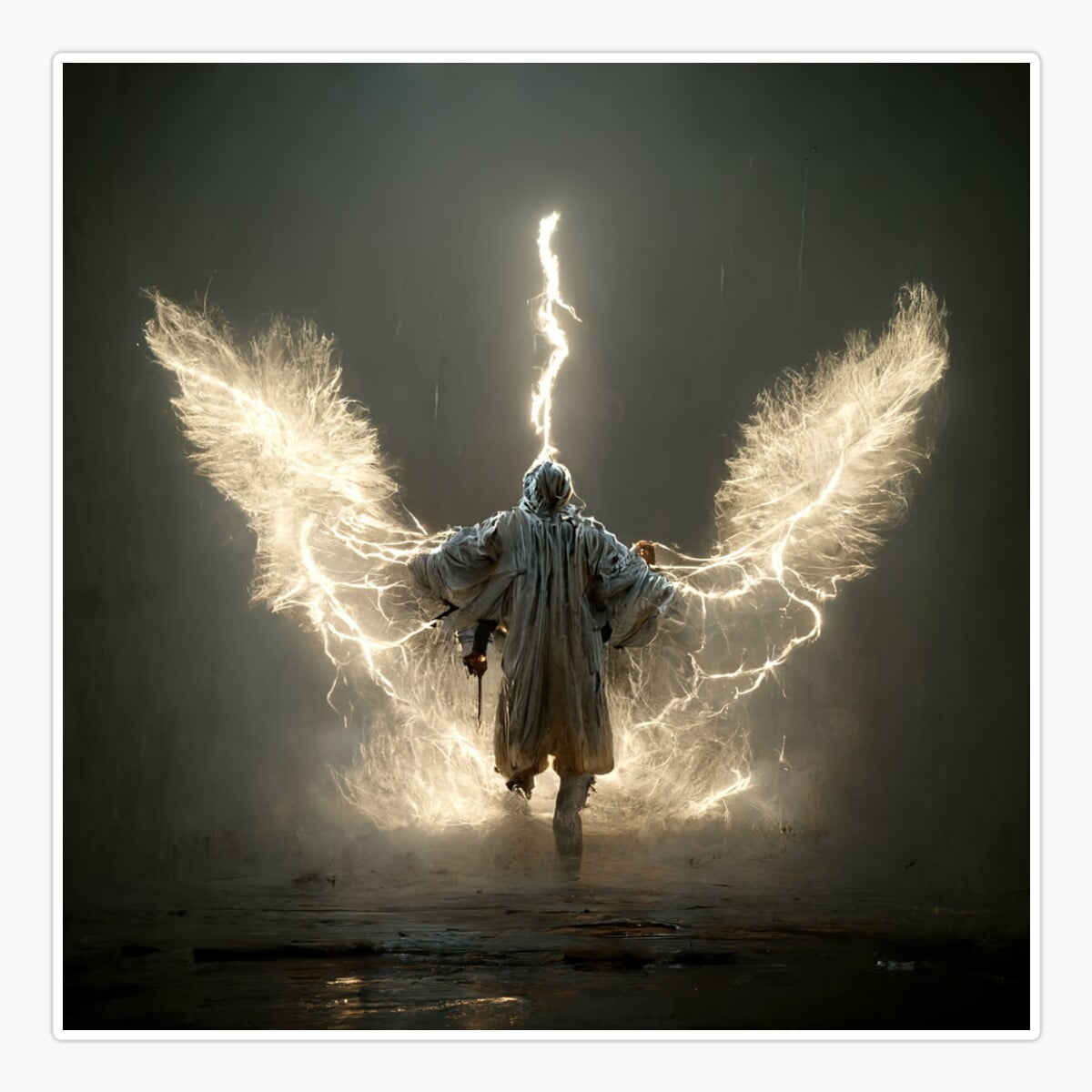 DOPASTICKER St Michael The Archangel, Modern Painting Sticker, Phone ...