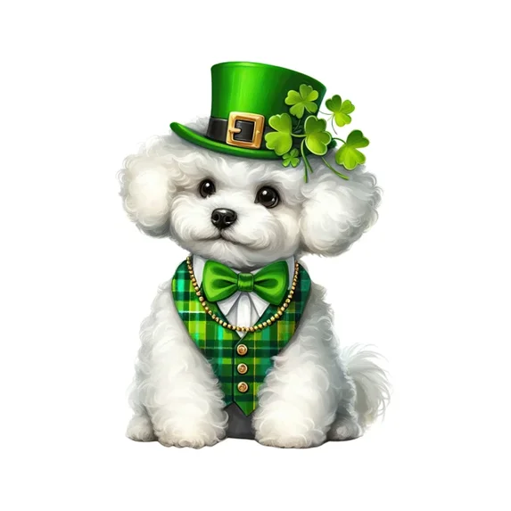 DOPASTICKER St Patrick'S Day Dog Car Sticker Dogs Sticker Phone Sticker ...