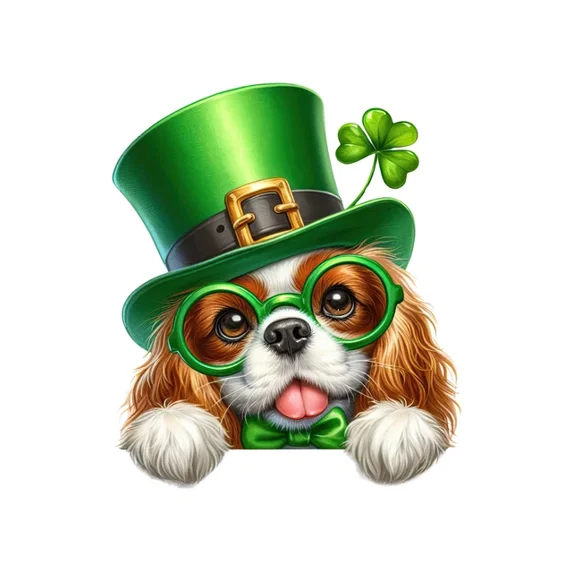 DOPASTICKER St Patrick'S Day Dog Car Sticker Dogs Sticker Phone Sticker ...