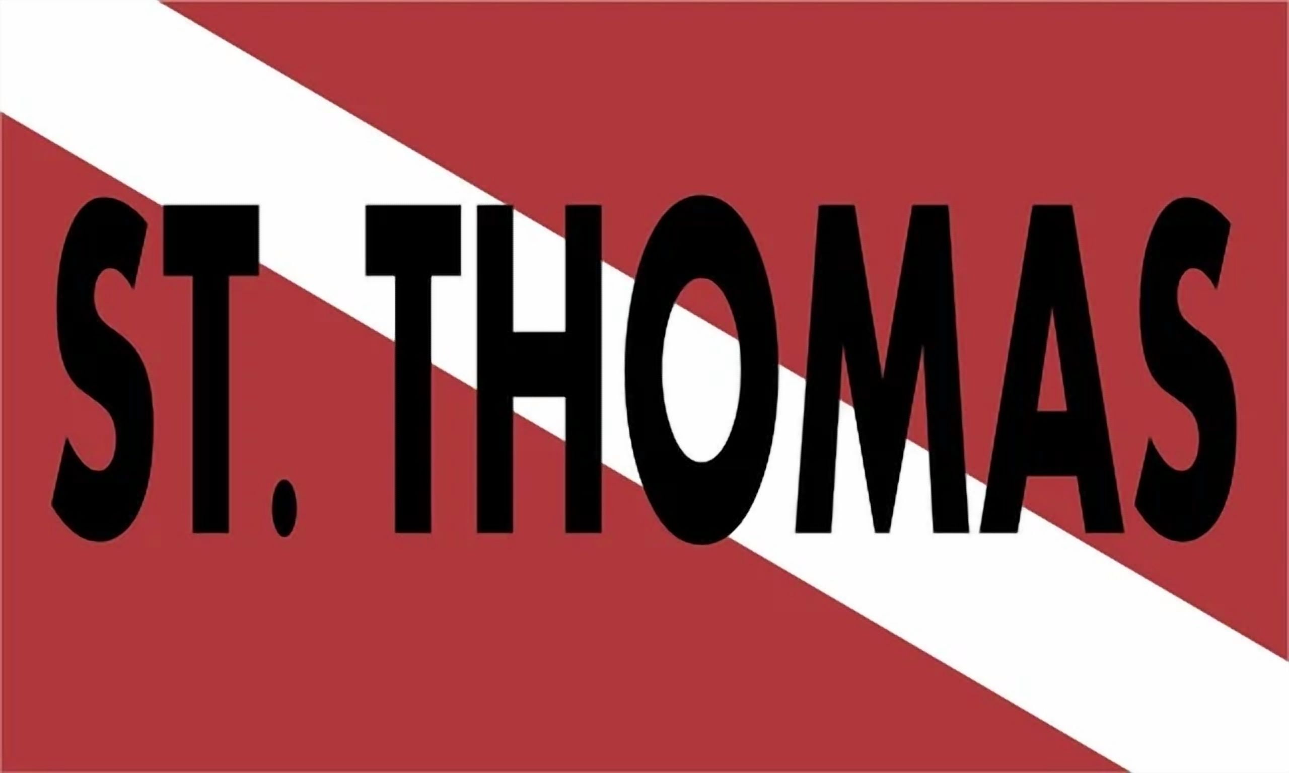 DOPASTICKER St Thomas Diver Down Sticker Flag Sticker Phone Sticker ...