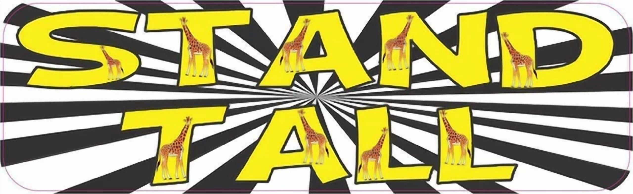 DOPASTICKER Stand Tall Giraffe Sticker Phone Sticker, Latop Sticker ...