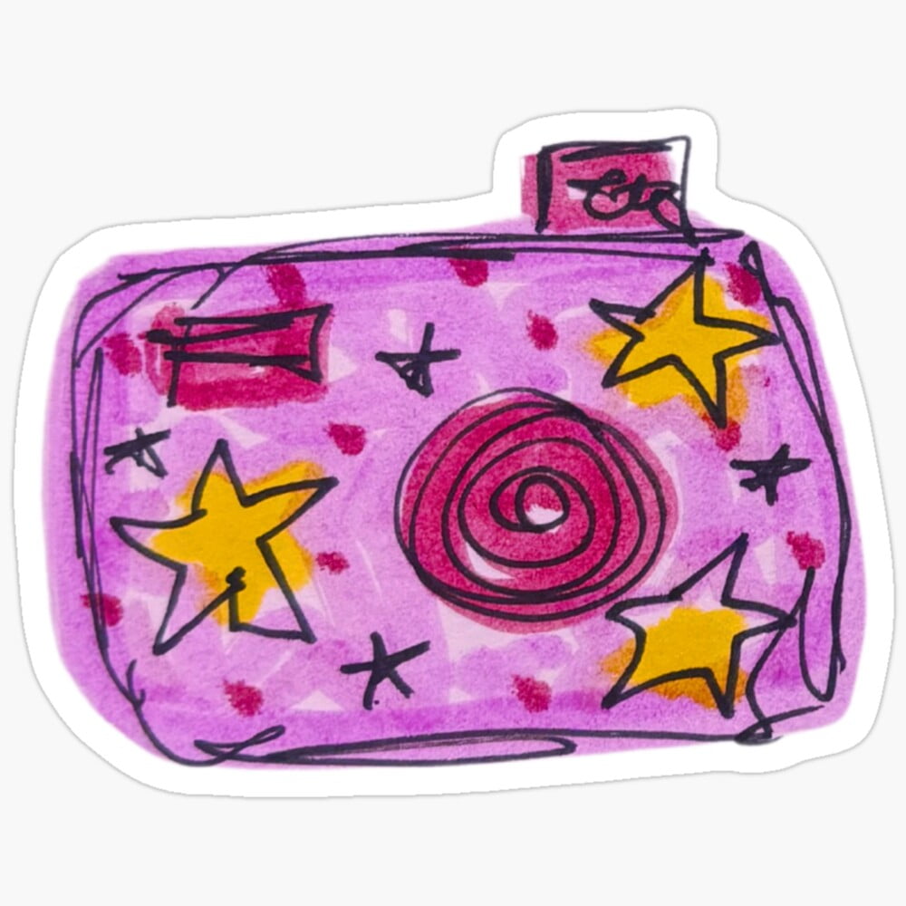 DOPASTICKER Star Cameras Sticker Phone Sticker, Latop Sticker, Lover ...
