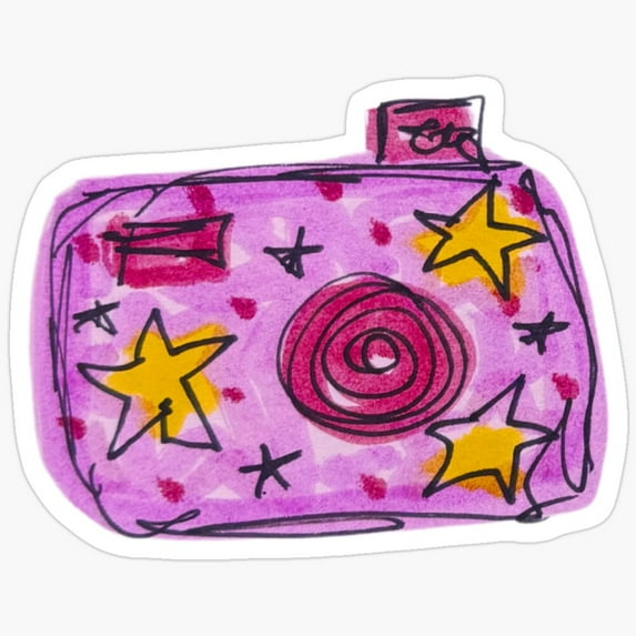 DOPASTICKER Star Cameras Sticker Phone Sticker, Latop Sticker, Lover ...