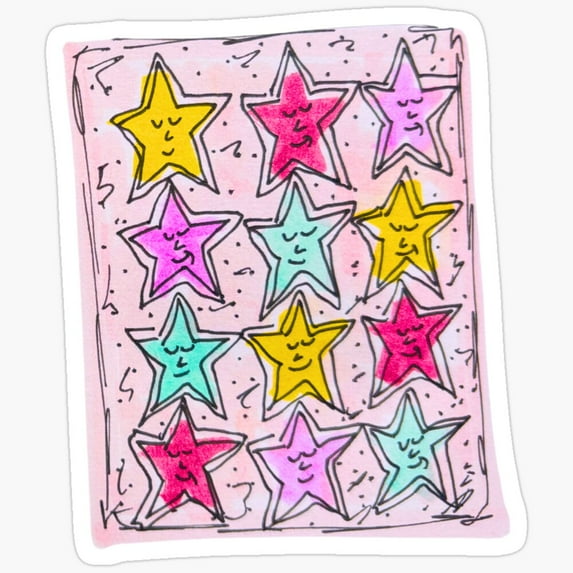 DOPASTICKER Star Guy Stickerheet Sticker Phone Sticker, Latop Sticker ...