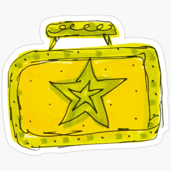 DOPASTICKER Star Lunch Bag Sticker Phone Sticker, Latop Sticker, Lover ...
