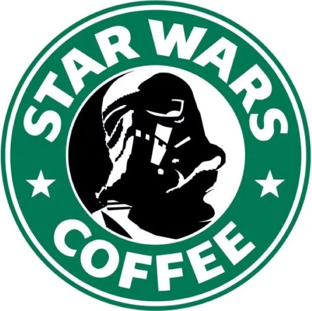 DOPASTICKER Star Wars Coffee Sticker #2 Laptop Sticker Hard Hat Decal ...