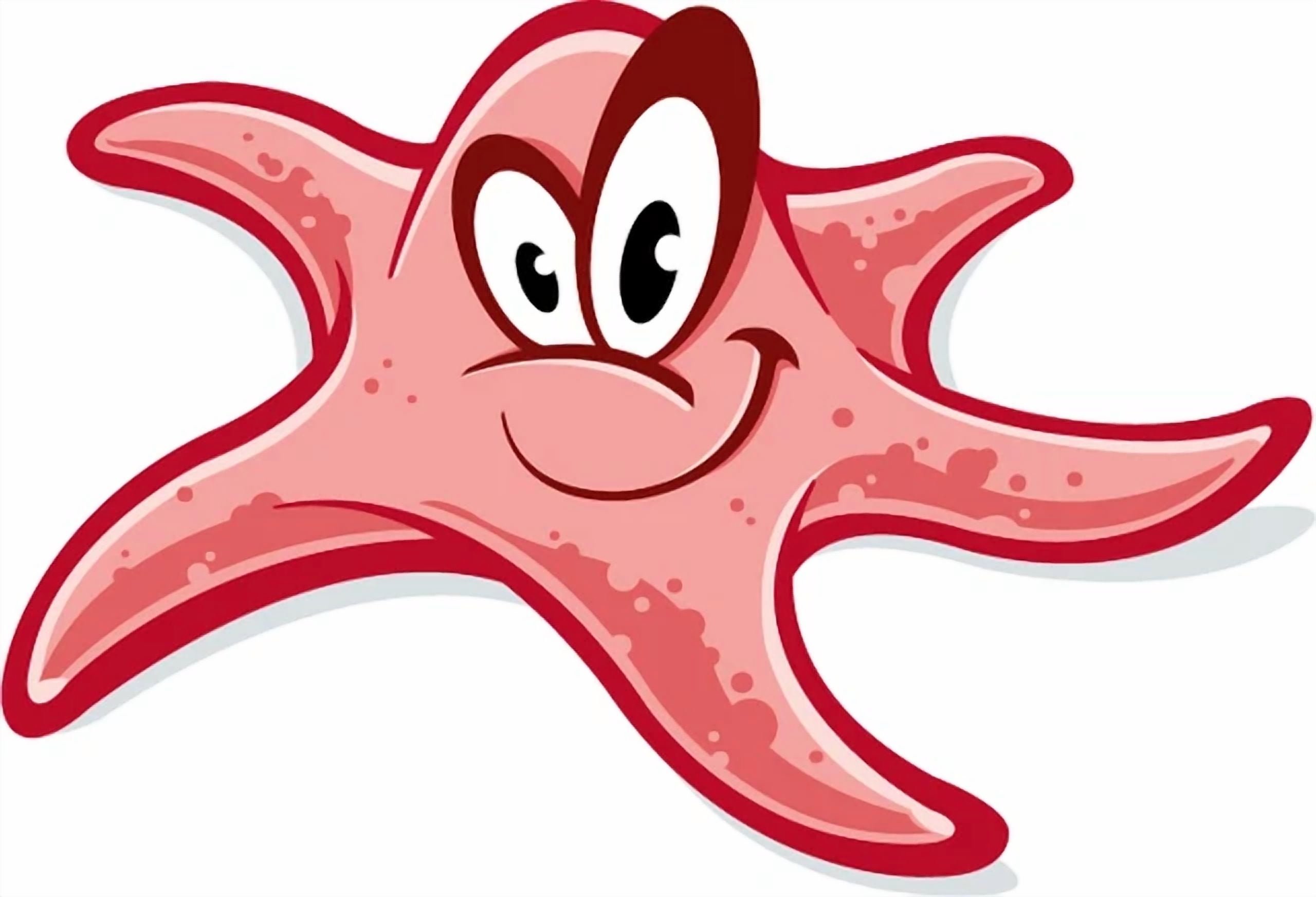 DOPASTICKER Starfish Big Eyes Sticker Decal Phone Decal Water Bottle ...