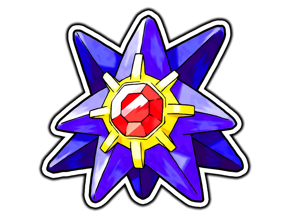 DOPASTICKER Starmie Sticker Decal Phone Decal Water Bottle Stickers ...