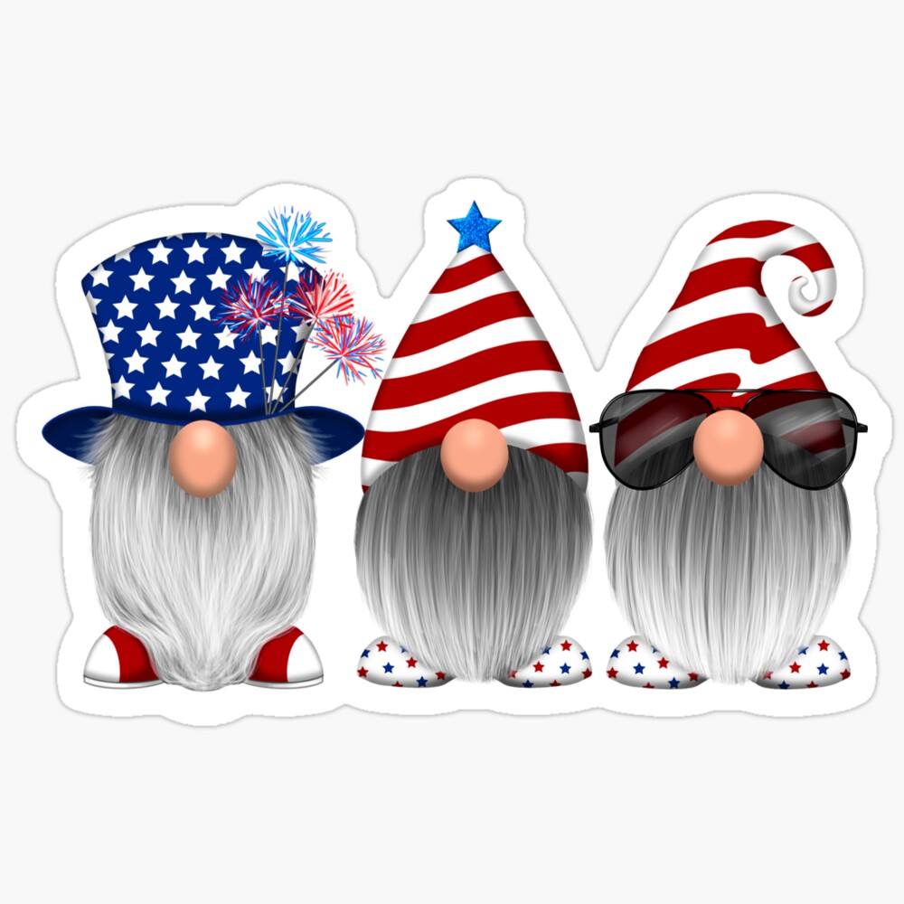 DOPASTICKER Stars And Stripes Forever (No Text) Sticker Phone Decal ...