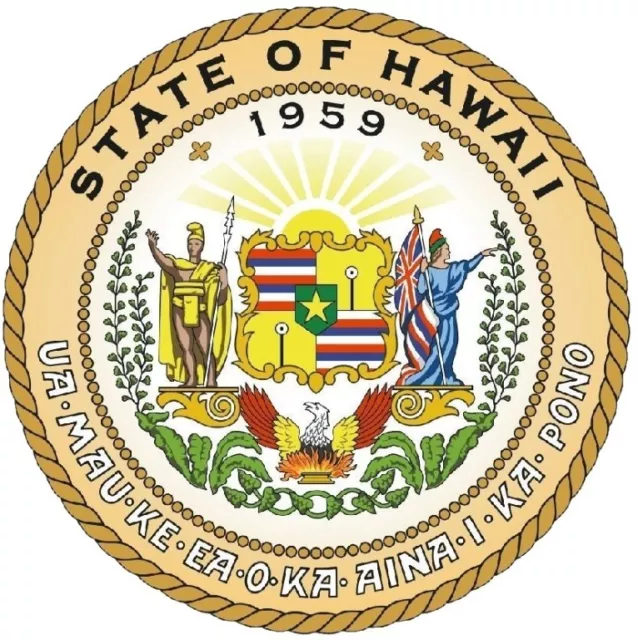 DOPASTICKER State Of Hawaii Seal Sticker Laptop Sticker Phone Decal ...