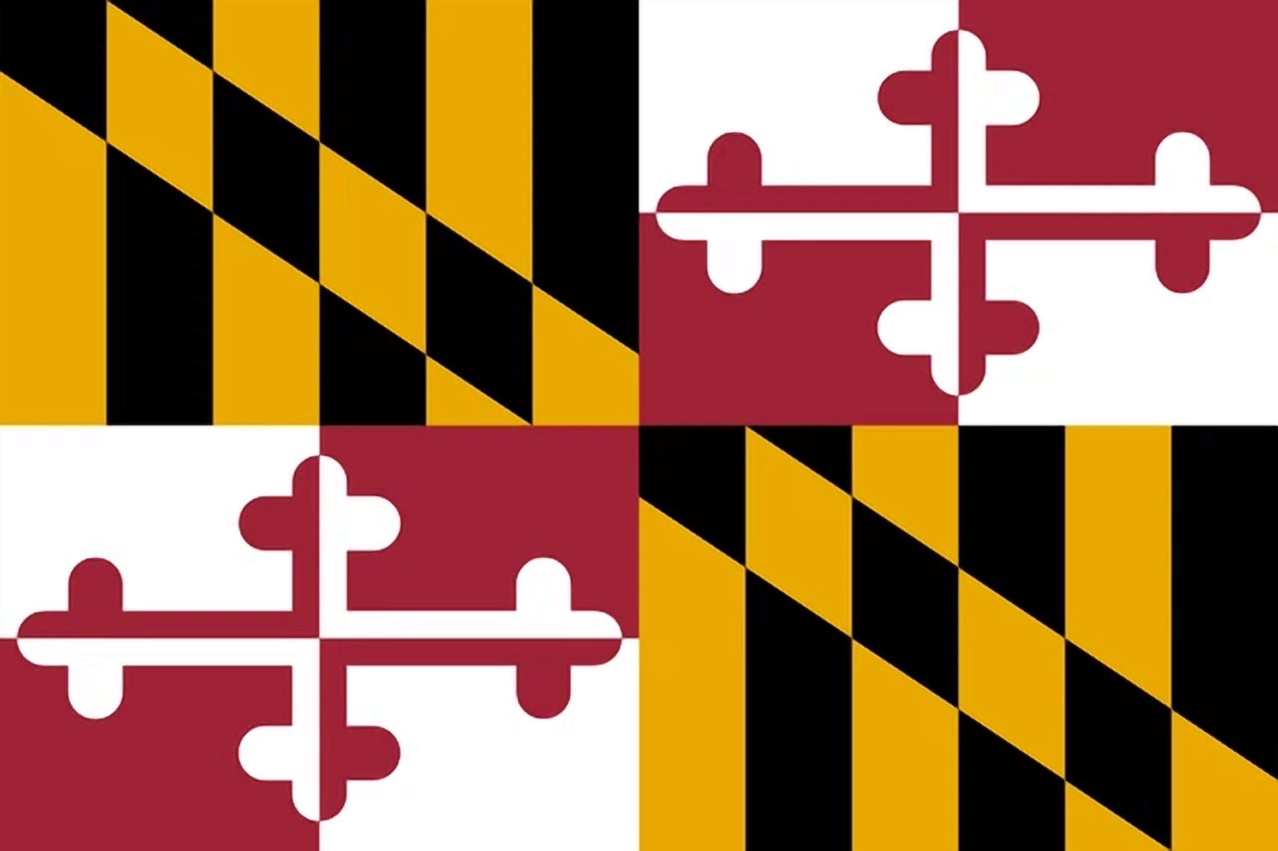 DOPASTICKER State Of Maryland Flag Sticker Decal Usa Maryland State ...