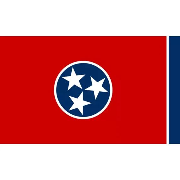 DOPASTICKER State Of Tennessee Flag Sticker Decal Usa Tennessee State ...