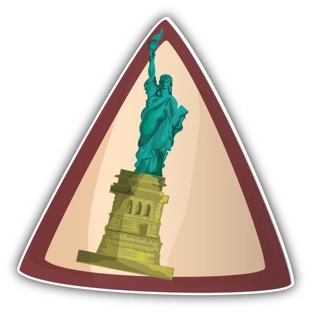 DOPASTICKER Statue Of Liberty Usa Landmark Travel Sticker Decal Phone ...