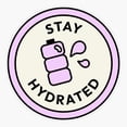 DOPASTICKER Stay Hydrated, Drink More Water Sticker, Phone Sticker Car ...