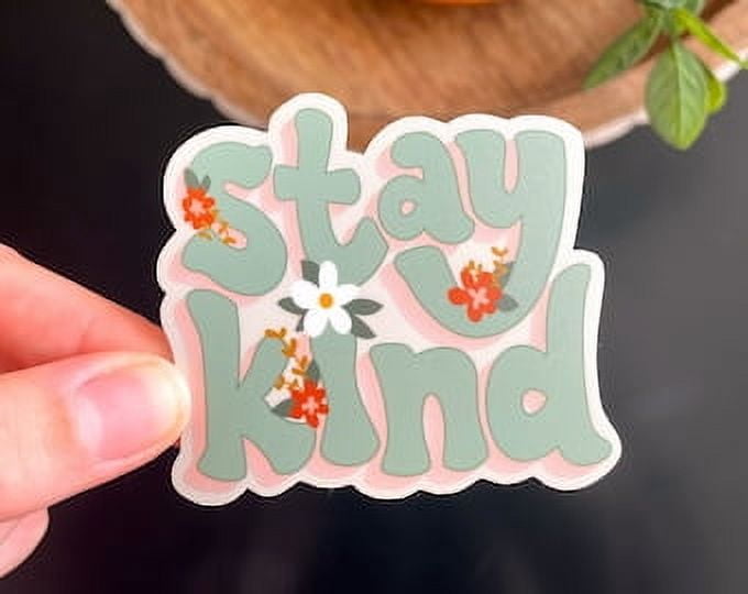 DOPASTICKER Stay Kind Sticker, Laptop Sticker, Water Bottle Sticker ...