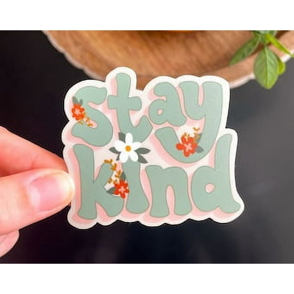 DOPASTICKER Stay Kind Sticker, Laptop Sticker, Water Bottle Sticker ...