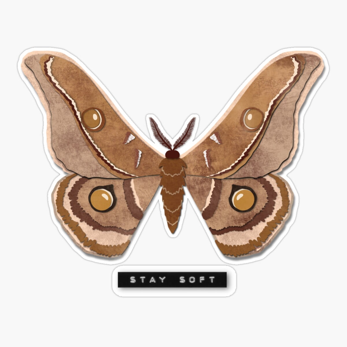 DOPASTICKER Stay Soft Sticker, Phone Sticker Car Stickers, Birthday ...